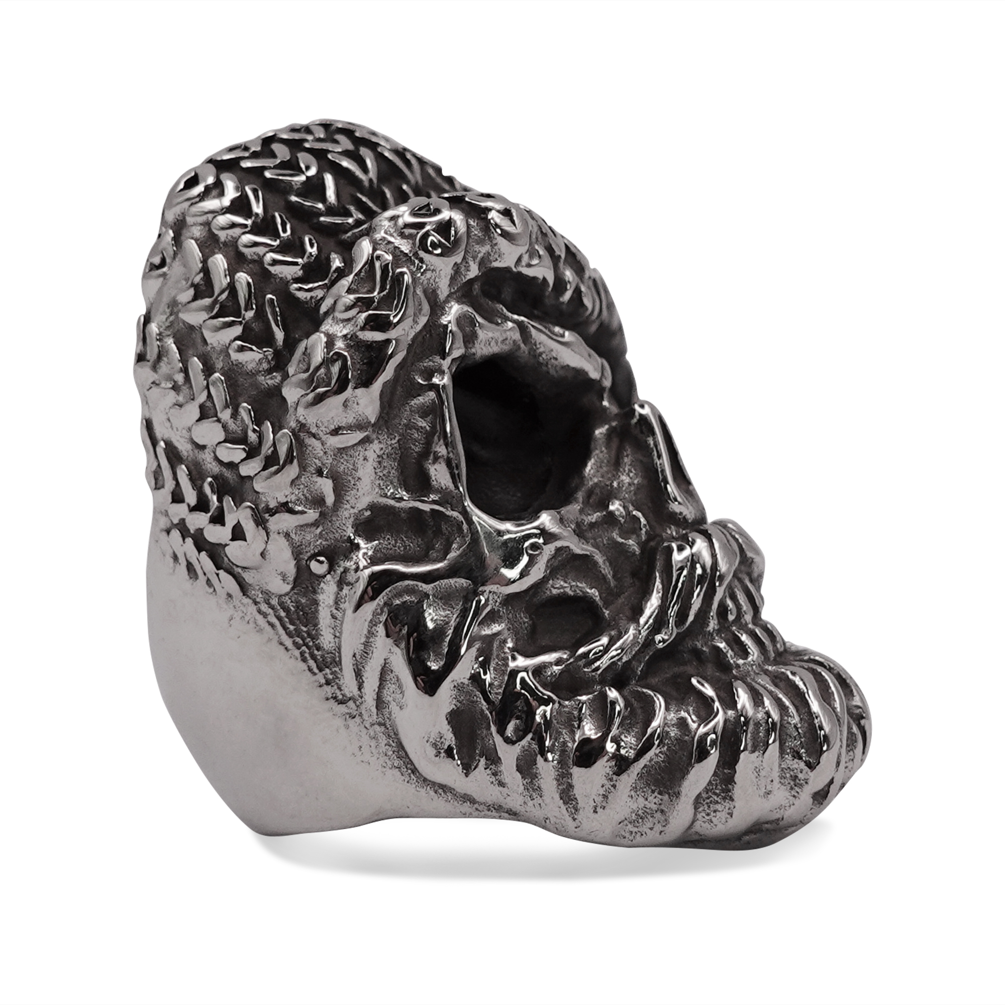 Buccaneer Pirate Skull Men's Signet Ring