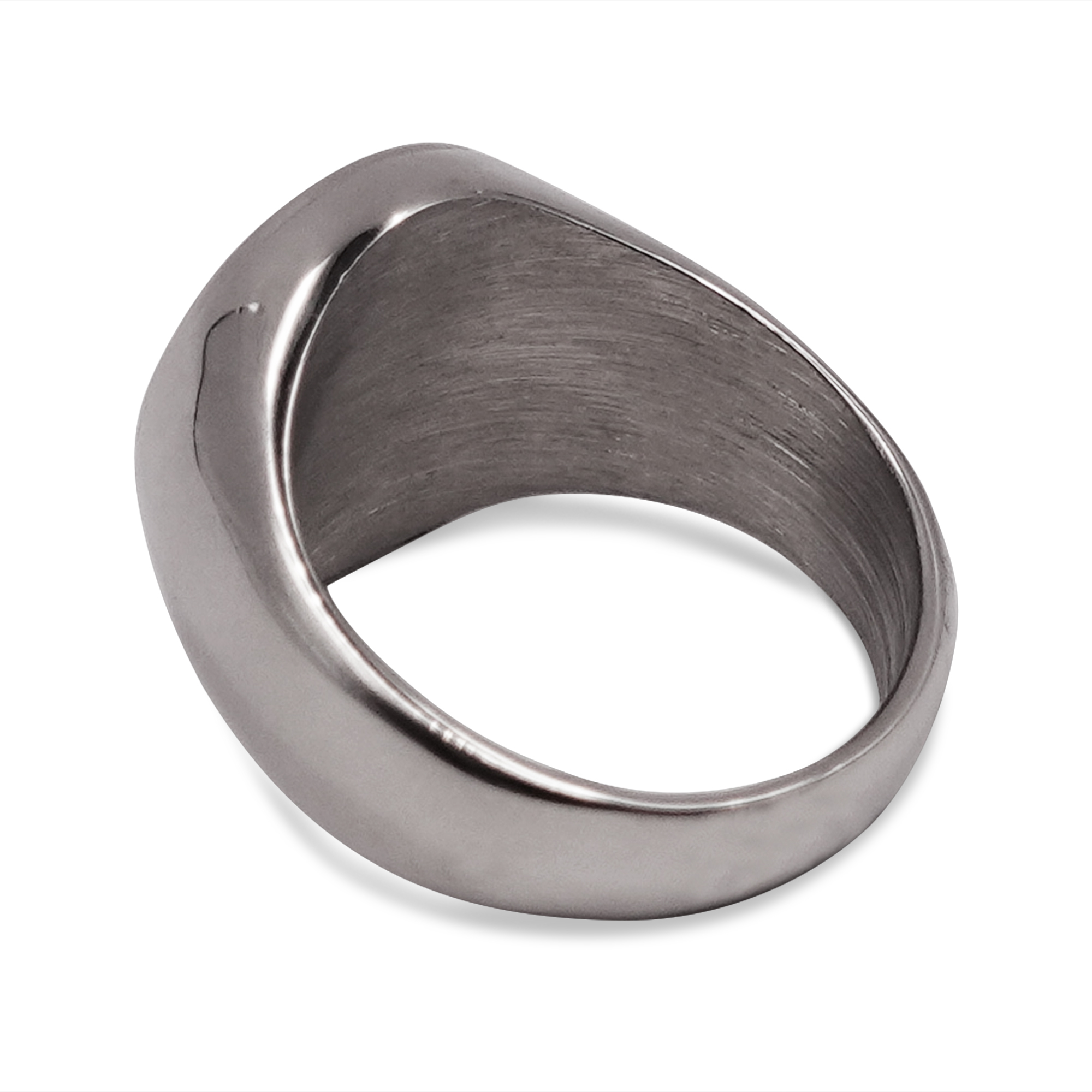 Meridian Compass Minimalist Signet Ring