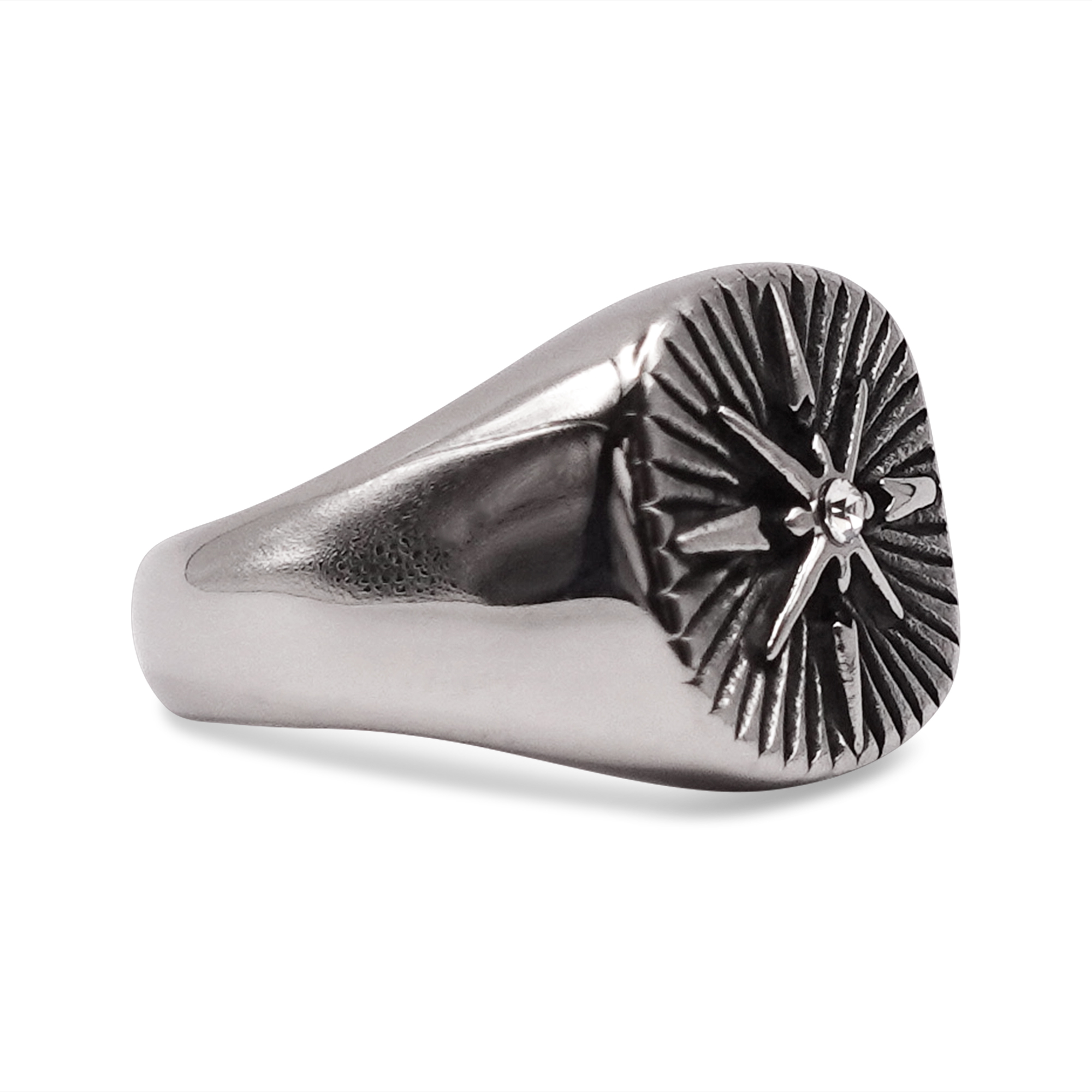 Navigate Compass Signet Ring