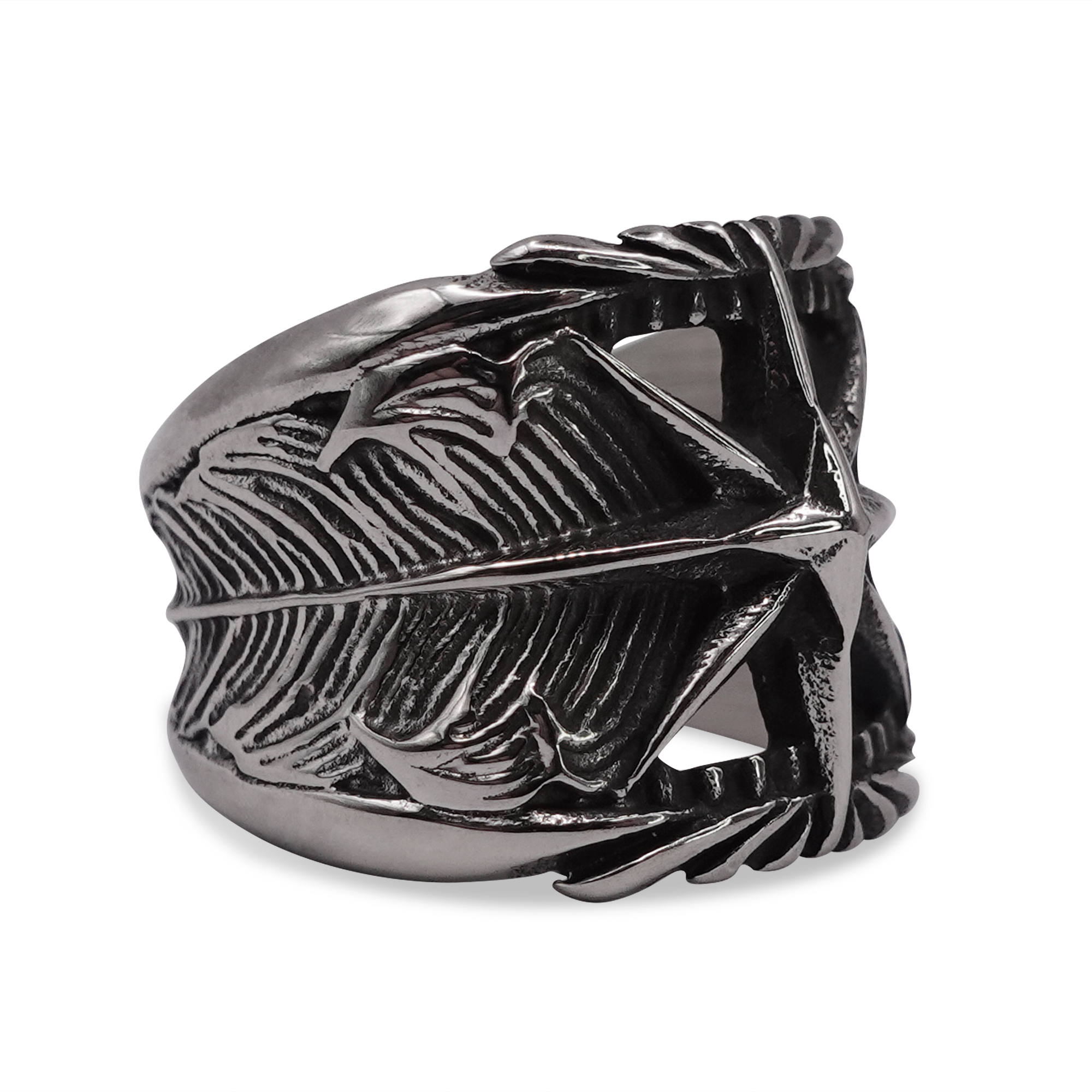Polaris Aged Compass Signet Ring